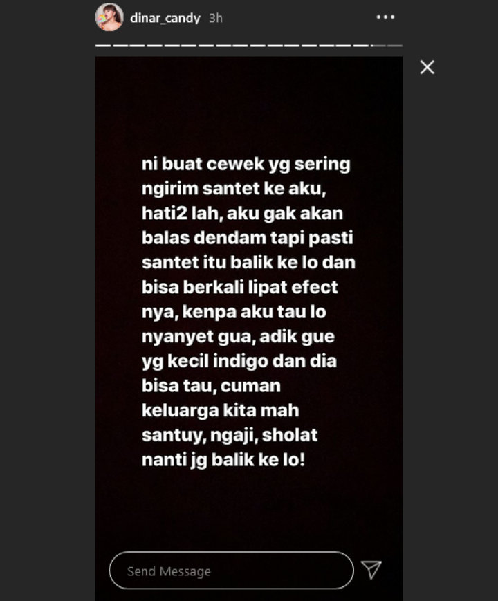 Dinar Candy Dikirimi Santet Usai Jual Celana Dalam Bekas, Beri Wanti ...