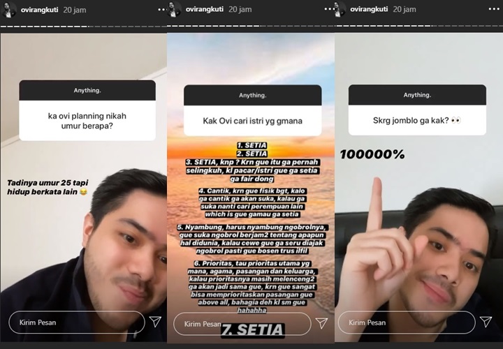 Putus Dari Anya Geraldine, Ovi Rangkuti Beber Kriteria Spesifik Calon ...