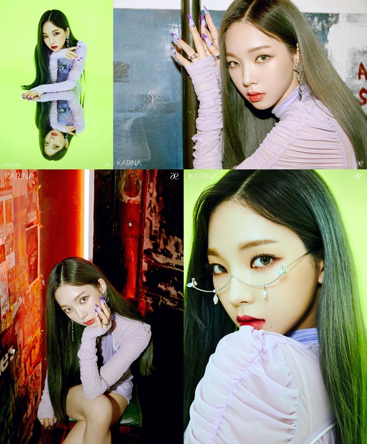 Karina aespa Pikat Penggemar Dengan Visual Cantiknya Dalam Foto Teaser Debut 'Black Mamba'