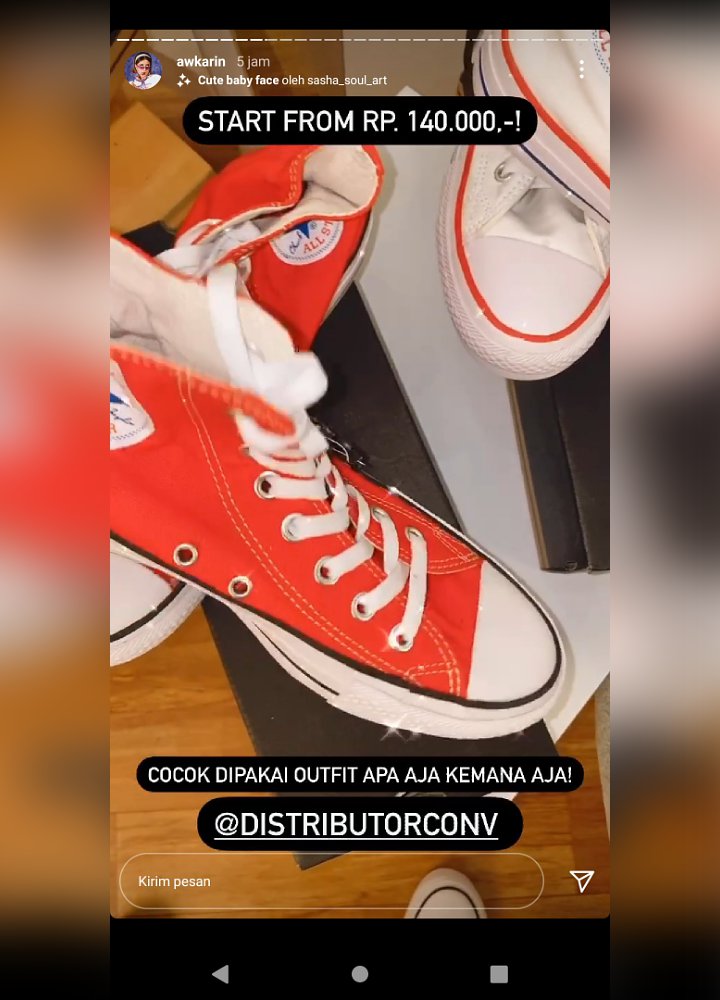 Awkarin Diprotes Gegara Endorse Sepatu KW, Celetukan Fiersa Besari ...