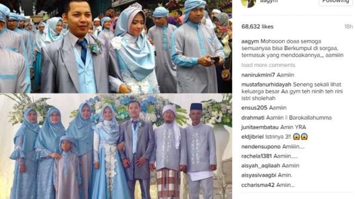 Dipoligami Aa Gym, Foto Akur Teh Ninih-Teh Rini Yang Jarang Diketahui ...