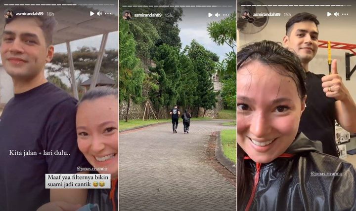 'Disiksa' Jonnas Rivanno Saat Workout, Asmirandah Malah Ngakak Gara ...