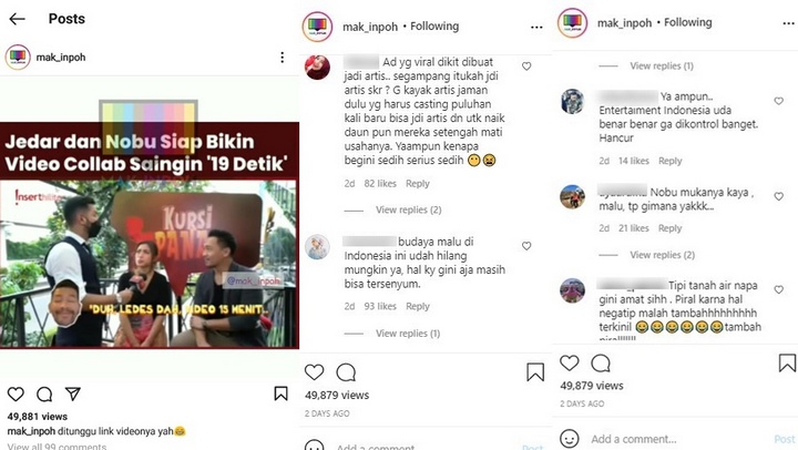 Jessica Iskandar Ingin Saingi Video '19 Detik' Gisel, Ekspresi Nobu Jadi Perbincangan