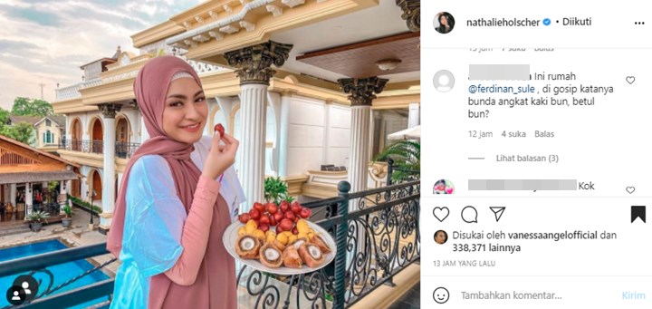 Posting Foto Berlatar Rumah Sule, Nathalie Holscher Sudah Pulang?