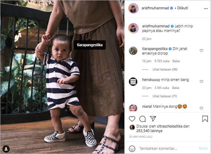 Arief Muhammad Kepergok Crop Foto Istri Cantik, Gercep Beri Klarifikasi ...