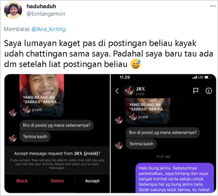 Bikin Penasaran, Bintang Emon Akhirnya Bongkar Isi Chat dengan Jerinx ...