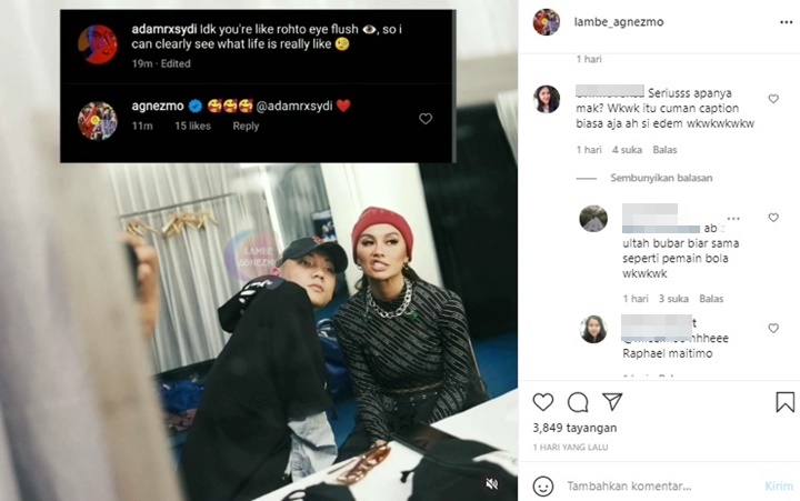 Adam Rosyadi Mendadak 'Menghilang' Saat Agnes Monica Ultah ke-35, Rumor ...