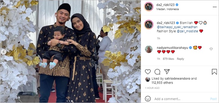 Sempat Jatuhkan Talak, Rizki DA Kini Pamer Foto Kompak Bareng Nadya ...