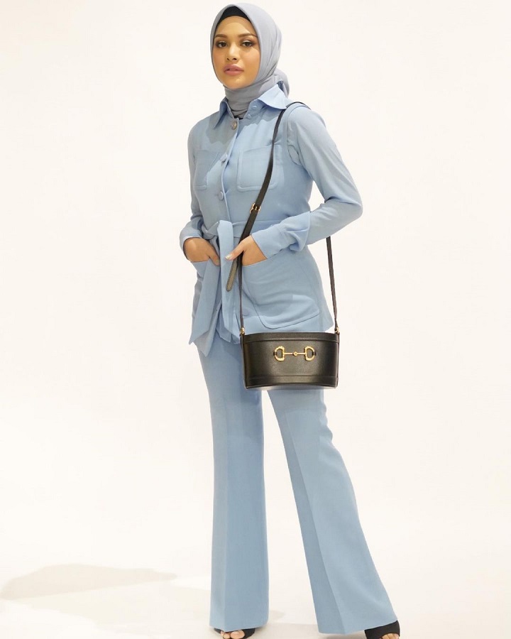 Outfit Serba Biru Yang Menawan