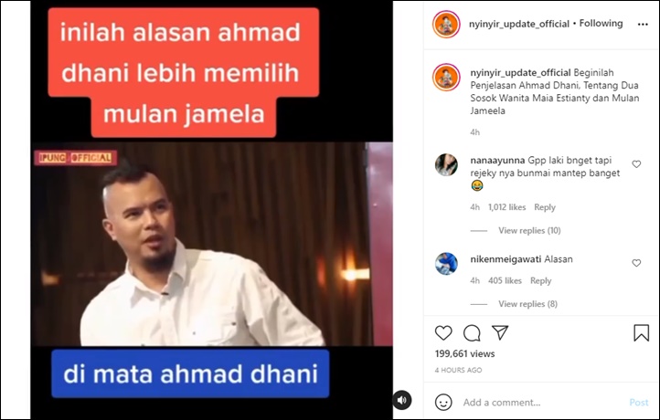 Alasan Ahmad Dhani Lebih Pilih Mulan Jameela: Kalau Maia Estianty Itu ...