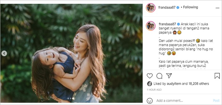 Franda Bongkar Sang Putri Kecil Mulai Posesif, Sampai Lakukan Ini ...