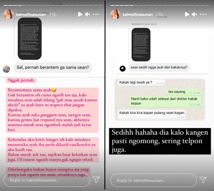 Salmafina Sunan Bongkar Kedekatannya dengan Sang Adik, Cara Didik Orangtua Ikut Terungkap