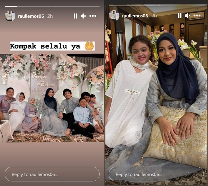 Pesan Raul Lemos Lihat Anak-anaknya Hadir di Acara 4 Bulanan Aurel ...