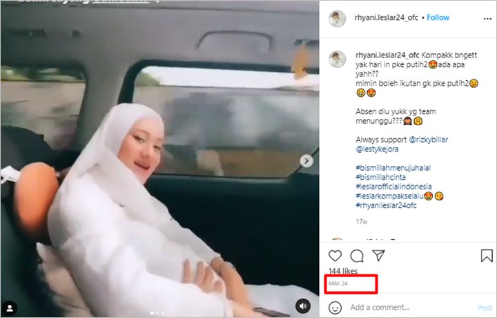 Video Ini Jadi Bukti Kuat Rizky Billar dan Lesty Kejora Nikah Siri 24 Mei?