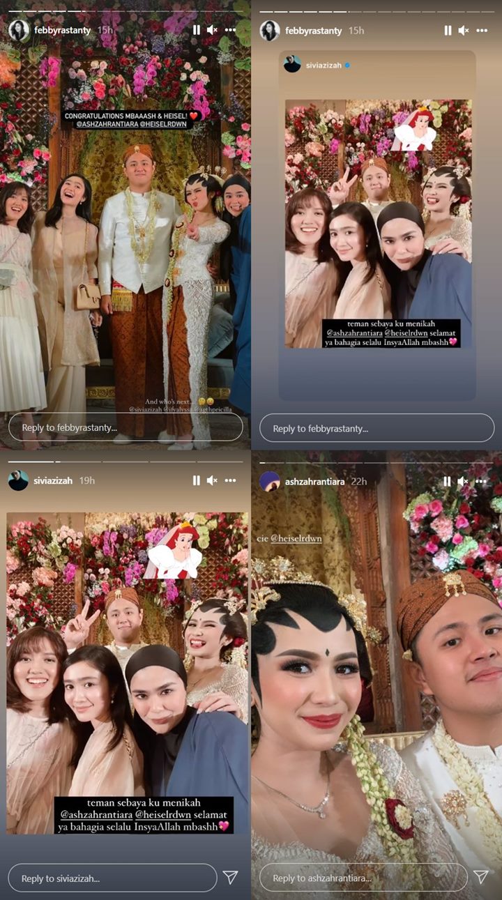 Ashila Zee Resmi Menikah, Mantan Personel Blink Minus Sosok Ini Reuni ...