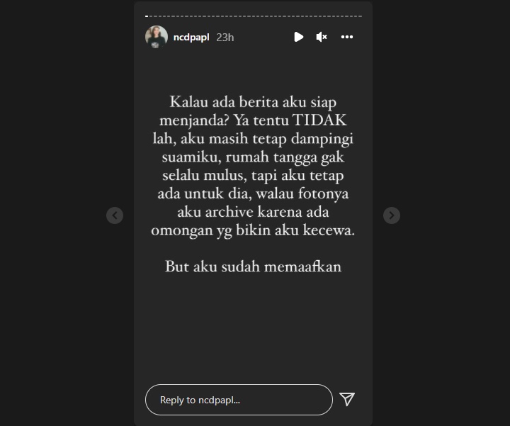 Dituding Siap Menjanda, Nora Alexandra Balas Menohok Hingga Ungkap Alasan Arsipkan Foto Jerinx SID