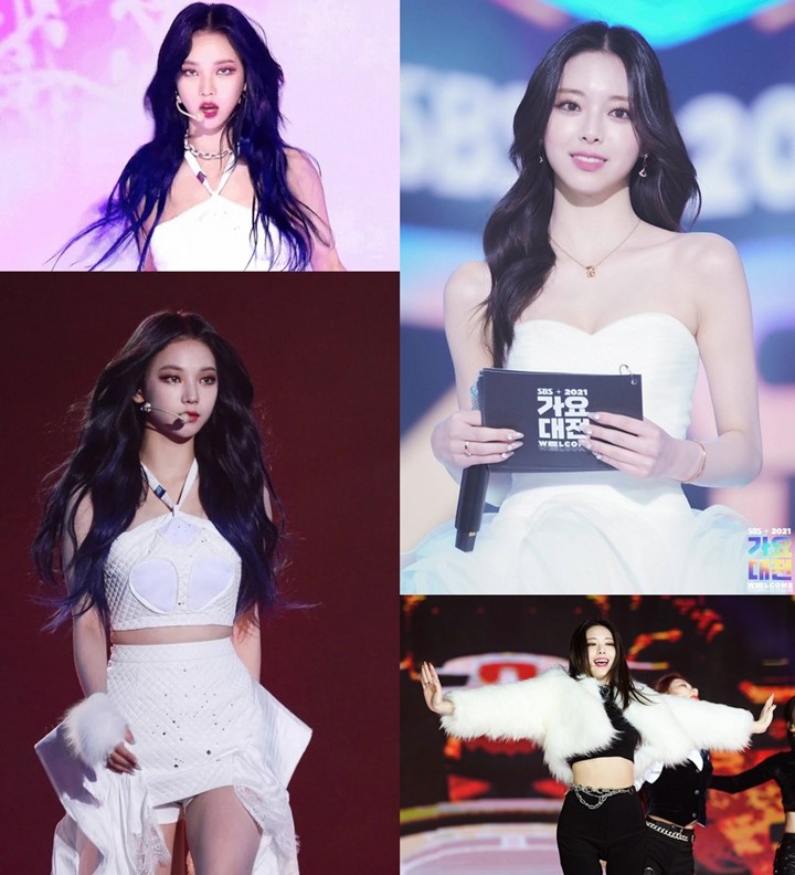 SBS Gayo Daejun 2021: Visual Karina aespa dan Yuna ITZY Sama-sama Bikin Takjub