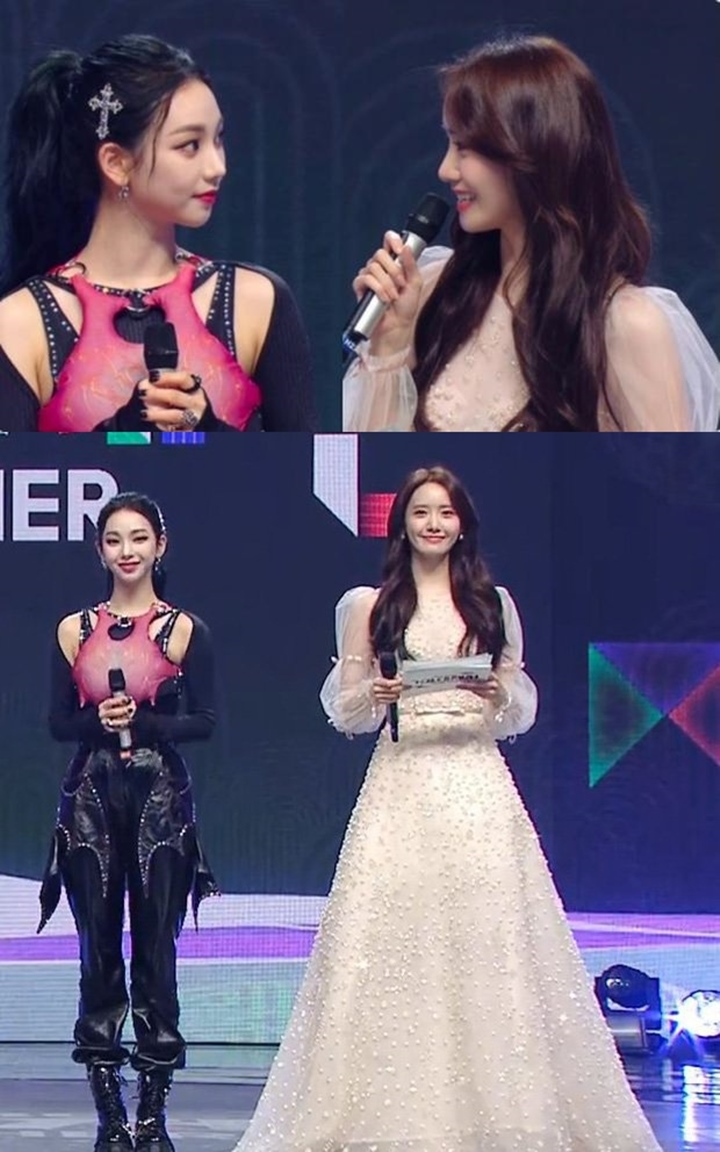 MBC Gayo Daejejun 2021: Visual Yoona Girls' Generation dan Karina aespa Saat Barengan Disorot