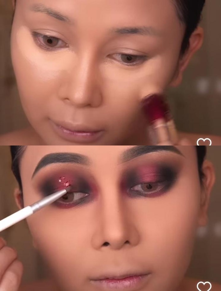 Cantik Tapi Seram, Makeup Cetar Mutia Ayu Ala Bintang Bollywood Picu ...