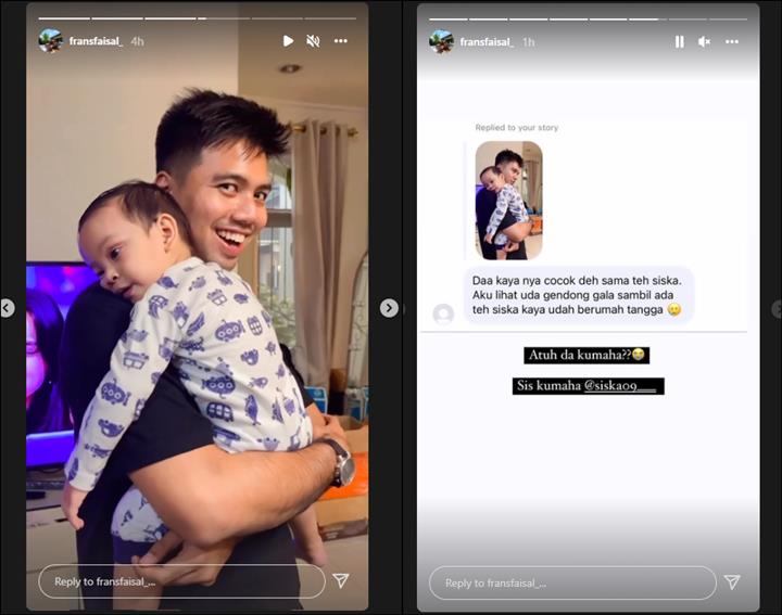 Idola Baru, Frans Kakak Fuji Gendong Gala Malah Dijodohkan dengan Siska Pengasuh Cantik