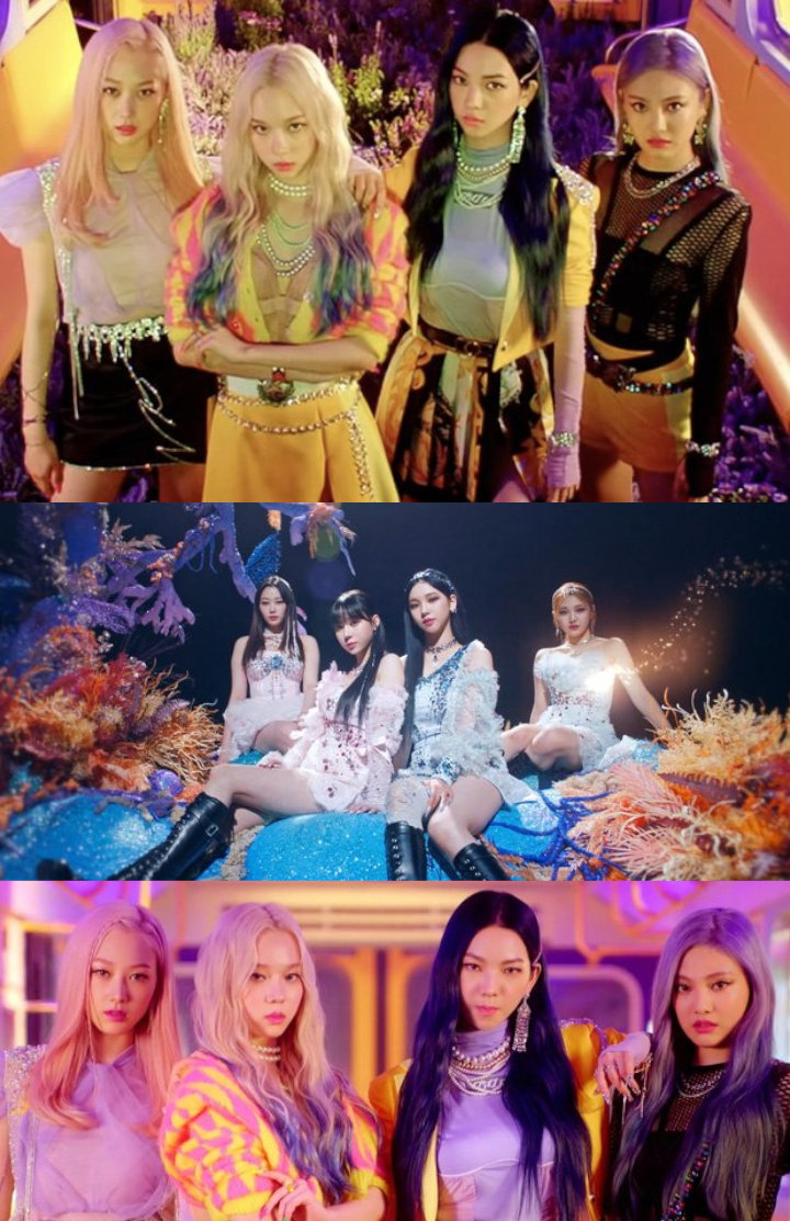 Penampilan aespa Saat Debut dengan 'Black Mamba' Disebut Beda dengan Sekarang