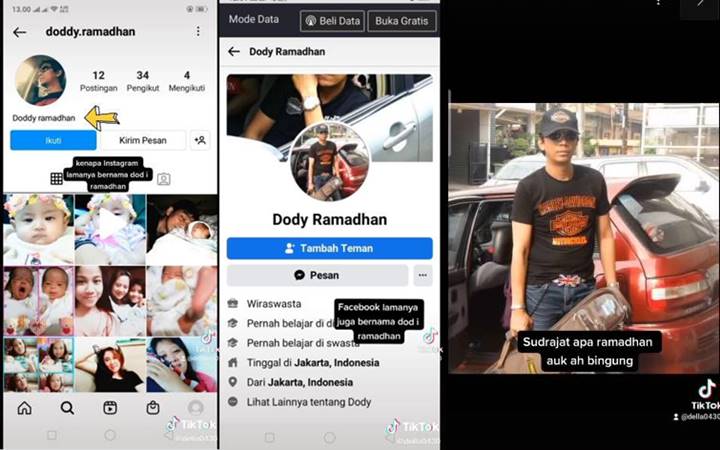 Viral Foto Lawas Doddy Sudrajat Tampan Bikin Pangling, Nama Akun ...