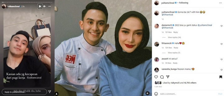 Viral Video Fuji Duduk Dekat Ayah Vanessa Angel, Yulita-Firhan 'MCI ...