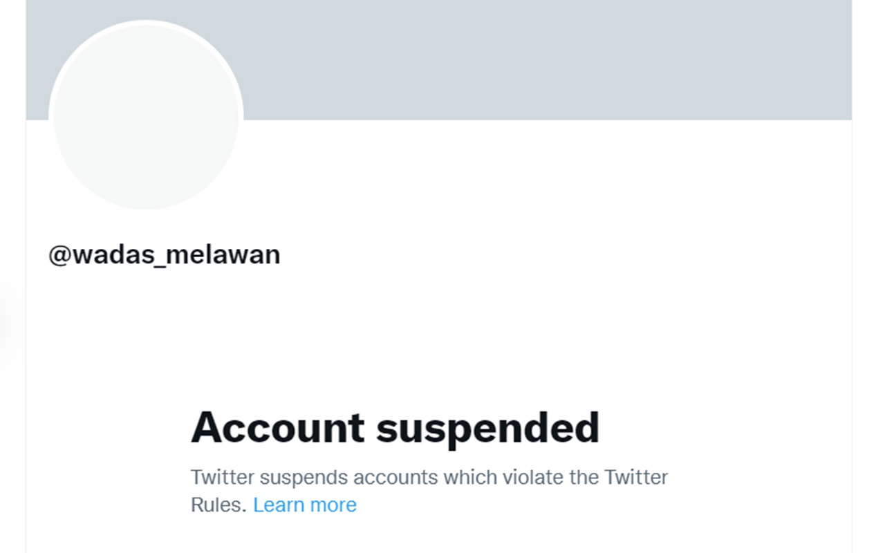 Akun Twitter @Wadas_Melawan Sempat Kena Suspend, Kominfo Bantah Terlibat