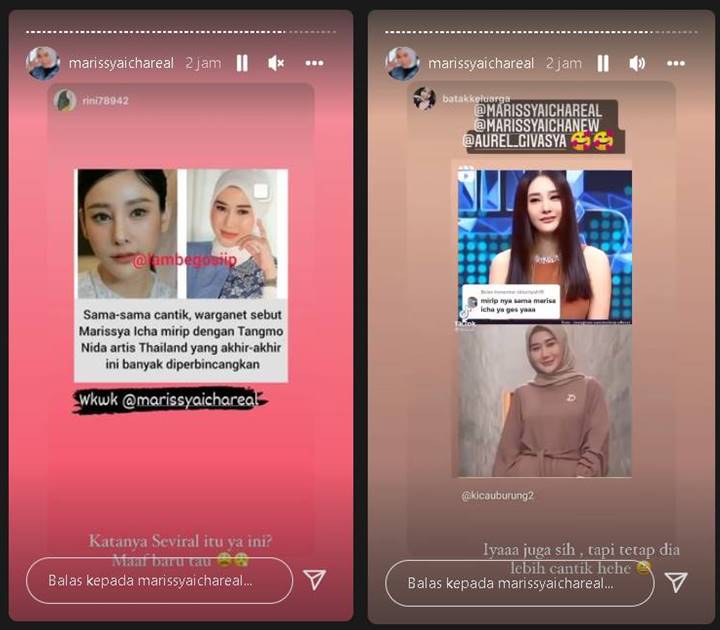 Marissya Icha Tak Tahu Tengah Viral Gara-gara Disebut Mirip Artis ...