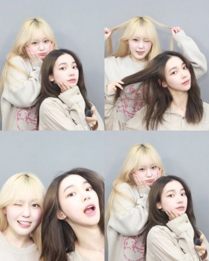 Wajah Karina aespa di Potret Bareng Chaehyun Kep1er Dibilang Beda dari Biasanya