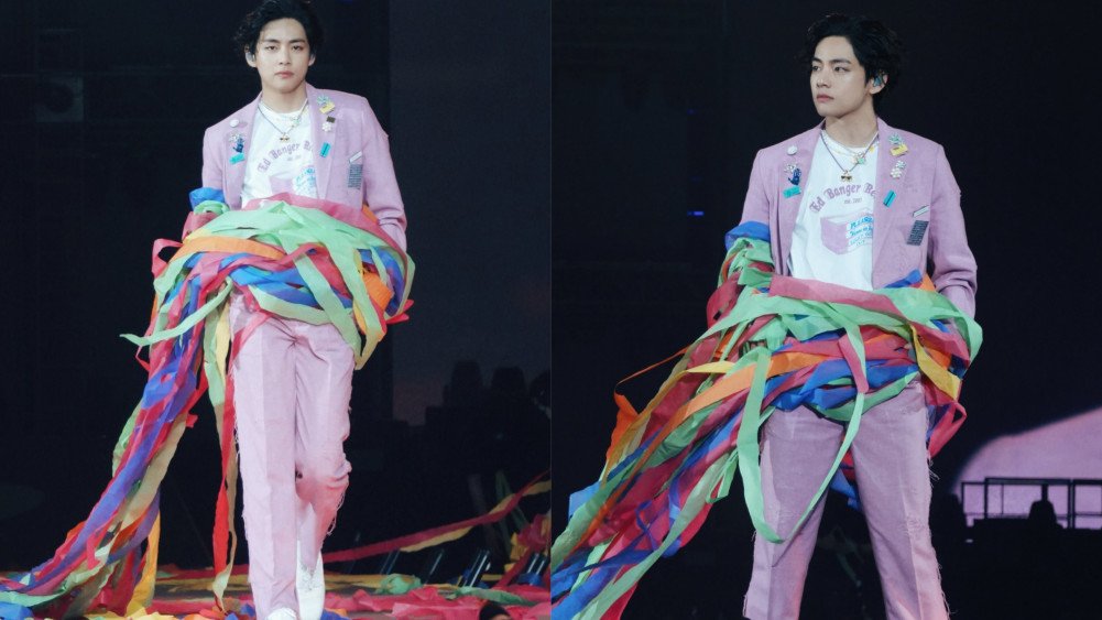 Penampilan V Jadi Model Dadakan di Konser BTS Tuai Sorotan, RM: Kau ...