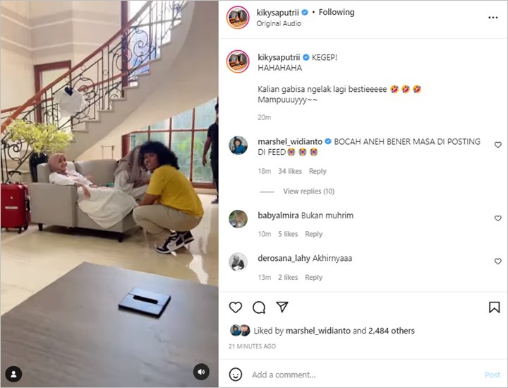 Marshel Widianto Sampai Panik, Video Mesra-Mesraan Dengan Arafah Rianti Disebar Kiky Saputri