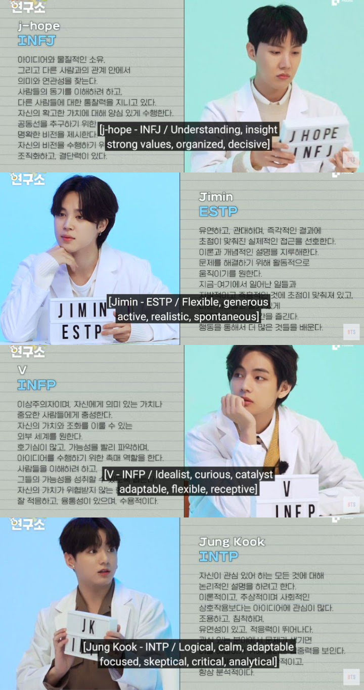 BTS Ungkap Hasil Tes MBTI Terbaru, Member Ini Paling Mengejutkan