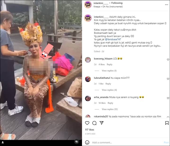 Mayang 'Putri Bali' Disindir Wajah Menor Hingga Daleman Ngintip, Doddy dan MUA Ikut Disalahkan?