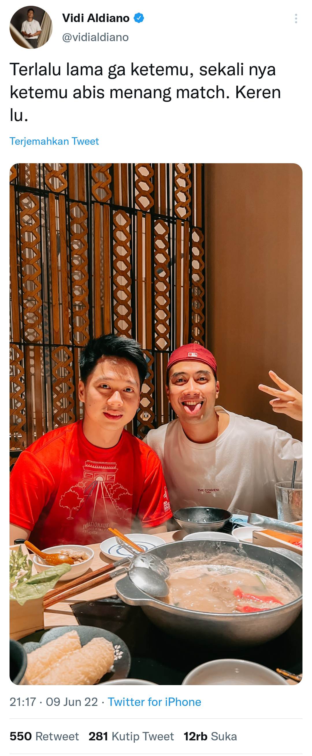 Dibilang Mirip Seungkwan SEVENTEEN, Vidi Aldiano Trending Twitter Bahas Circle Pertemanannya