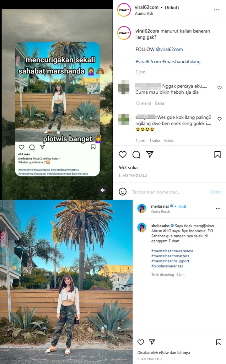 Janggal, Sahabat Marshanda Terciduk Ubah Caption Postingan IG Usai ...