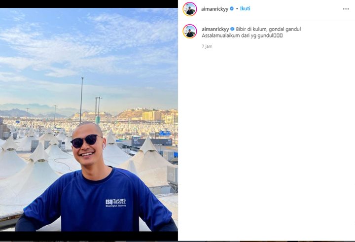 Penampilan Terbaru Aiman Ricky Setelah Jadi Haji Sukses Bikin Pangling ...