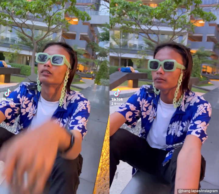 Bonge dengan OOTD-nya yang Cerah