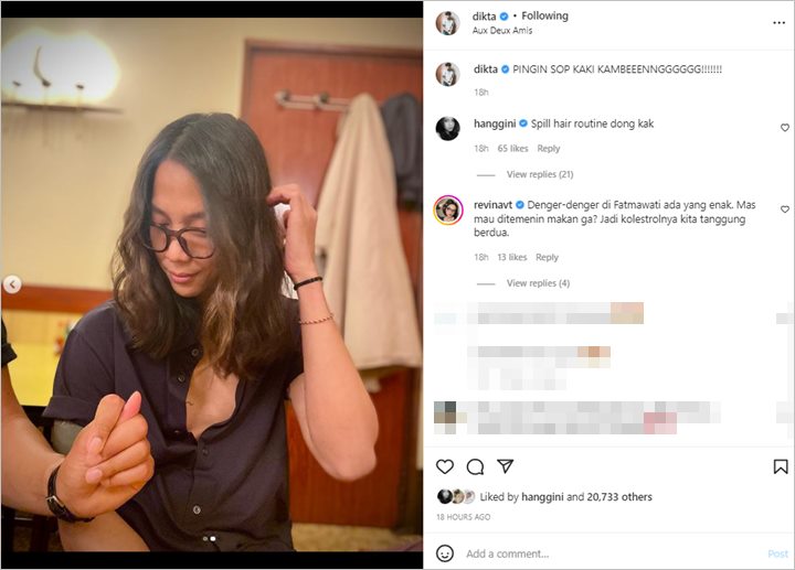 Dikta Akhirnya Spill Perawatan Rambut Indah, Revina VT Kepergok Lagi ...