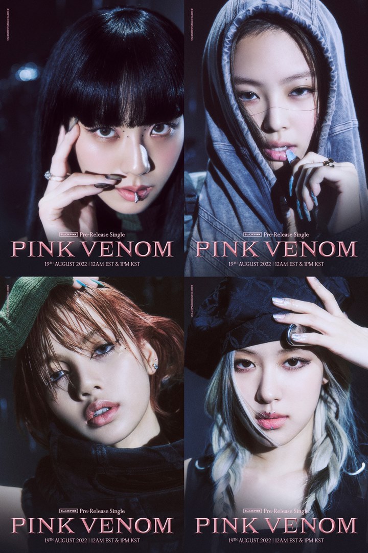 Visual Menghebohkan Member BLACKPINK di Teaser Poster 'Pink Venom' Tuai ...
