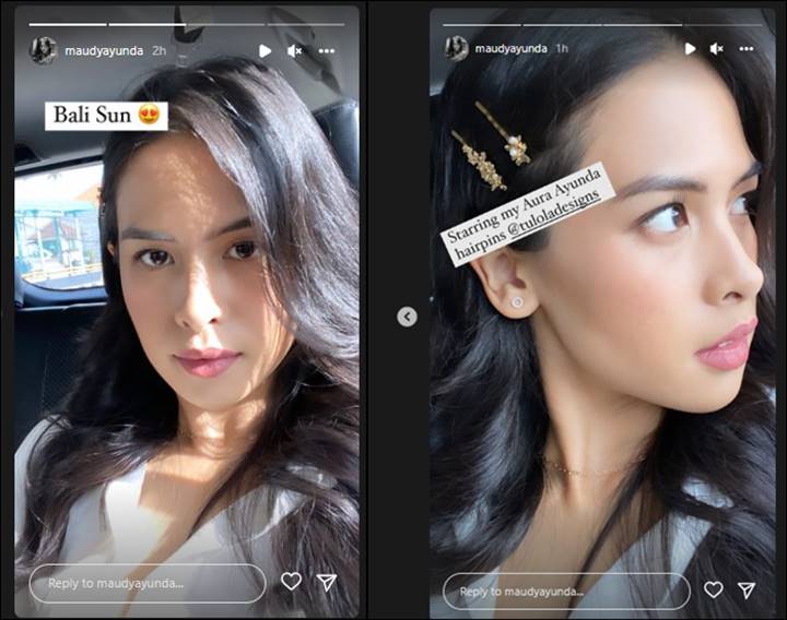 Maudy Ayunda Pamer Wajah Cantik Glowing di Bali, Bentuk Jepit Rambut 'Murah' Bikin Salfok