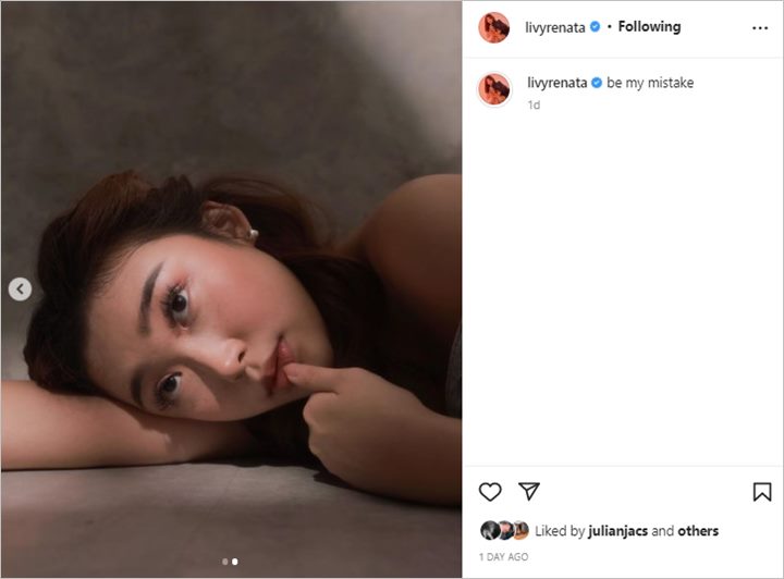 Livy Renata Umbar Pose Tengkurap Misterius, Tutup Kolom Komentar Gegara Didekati Verrell Bramasta?