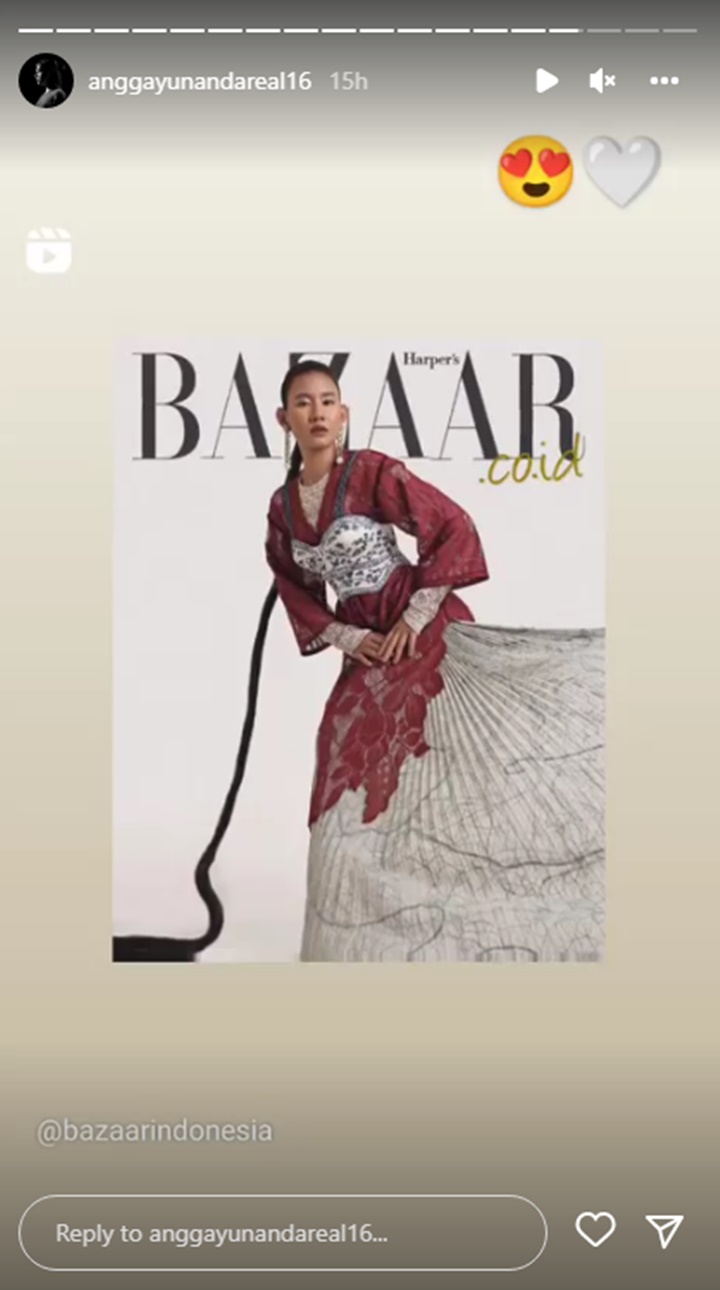 Shenina Cinnamon Tampil dengan Rambut Super Panjang di Cover Majalah ELLE, Angga Yunanda Terpesona