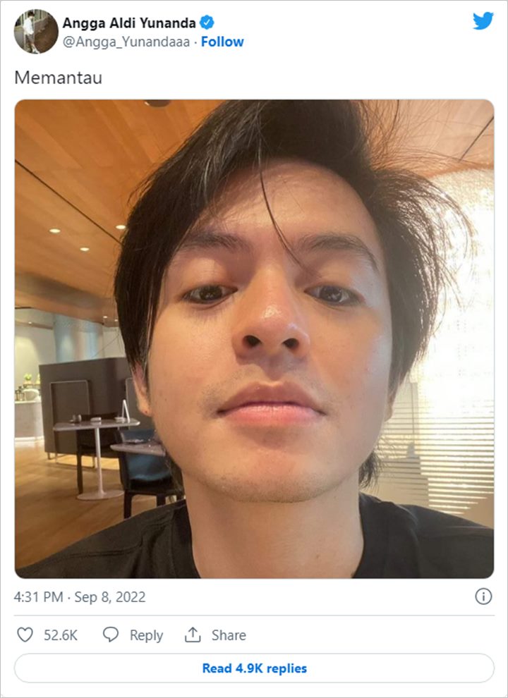 Foto Close Up Angga Yunanda Dengan Ketampanan Maksimal, Penampakan ...