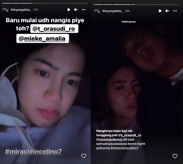 Felicya Angelista Nangis Kejer Nonton 'Miracle In Cell No. 7', Denny Sumargo Sampai Komentar