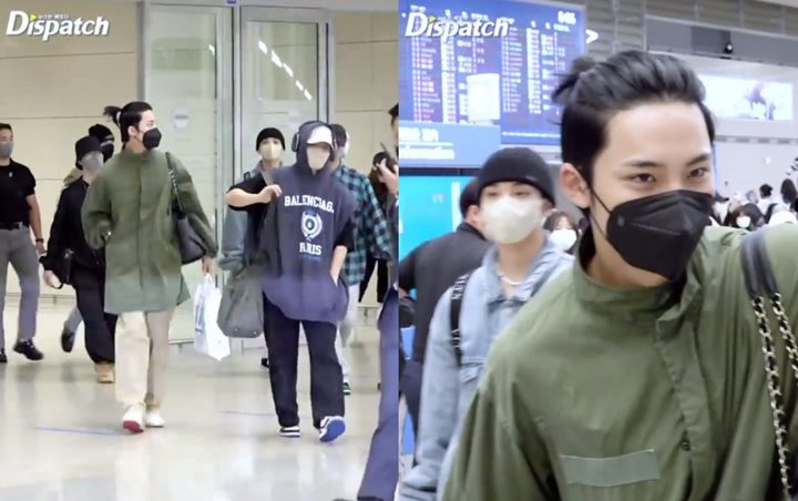 Mingyu SEVENTEEN Pamer Gaya Rambut Baru, Penampilan Berangkat vs Pulang ...