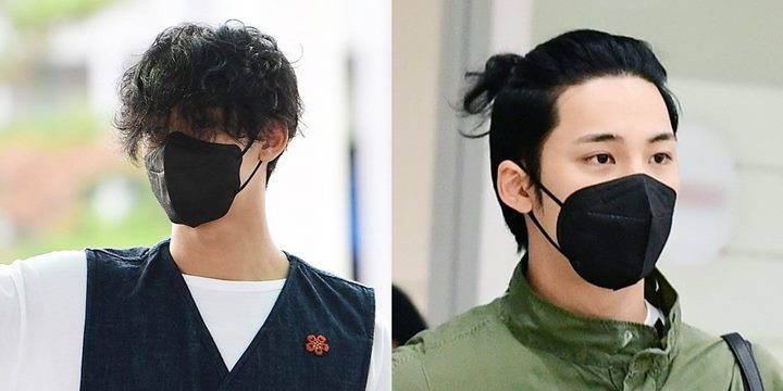 Mingyu SEVENTEEN Pamer Gaya Rambut Baru, Penampilan Berangkat vs Pulang ...