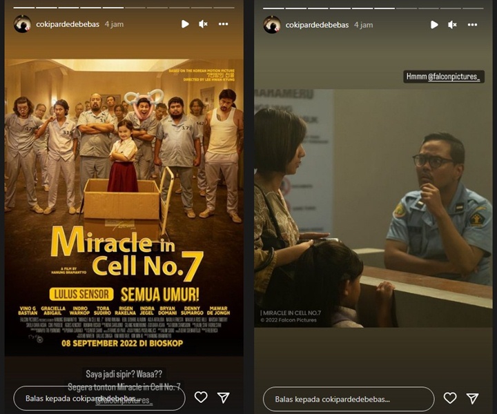Peran Coki Pardede di 'Miracle in Cell No. 7' Kebalikan Dari Realita?
