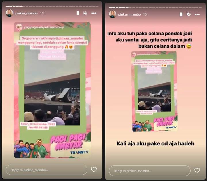 Pinkan Mambo Buka Suara Usai Outfit Rok Mini Saat Manggung Heboh ...