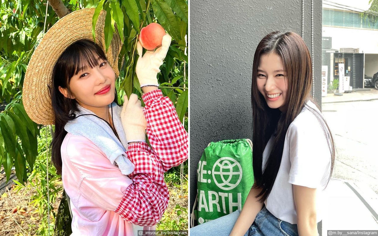 Kompak Berbaju Hitam, Joy Red Velvet dan Sana TWICE Dikomentari Begini ...
